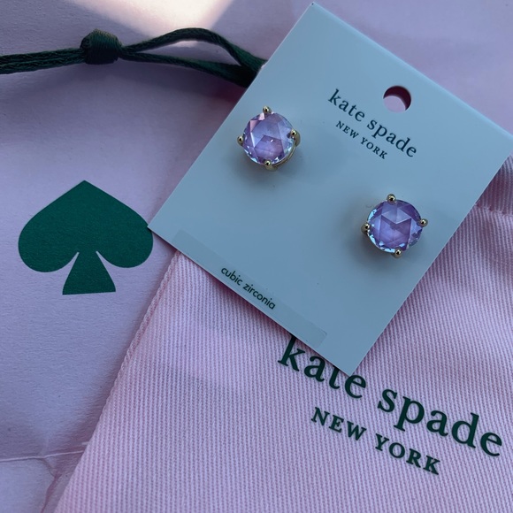 kate spade | Jewelry | Kate Spade Lilac Gumdrop Earrings | Poshmark